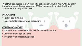 Local drug delivery in periodontics | PPTX