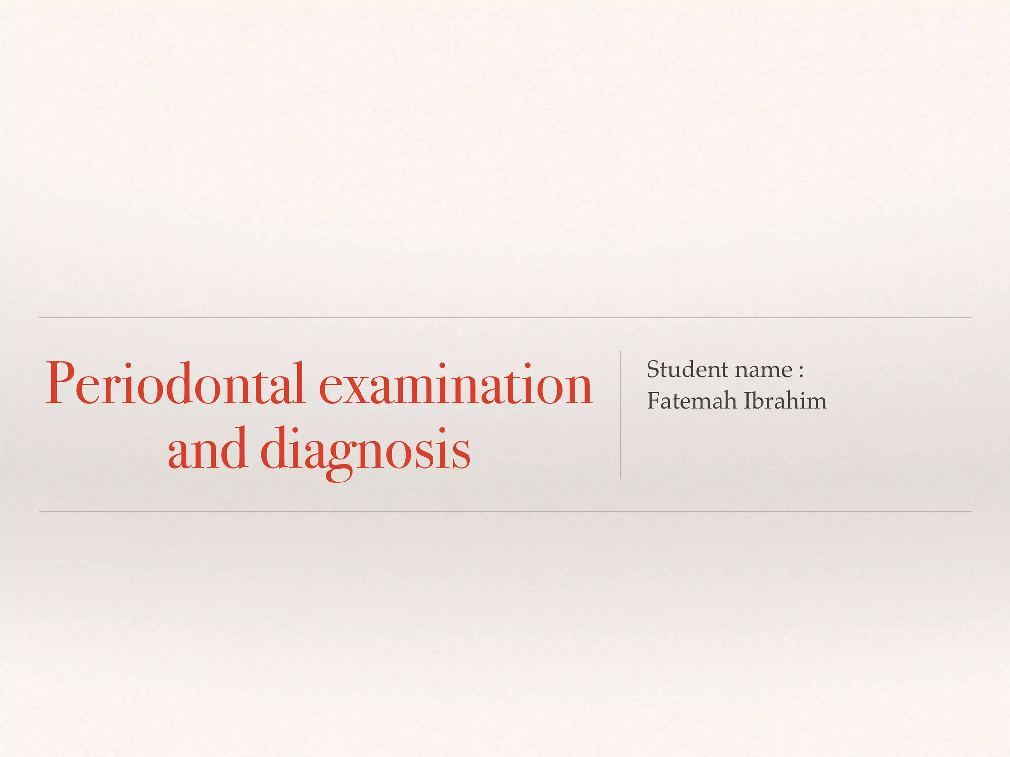 Perio presentation pdf | PPT