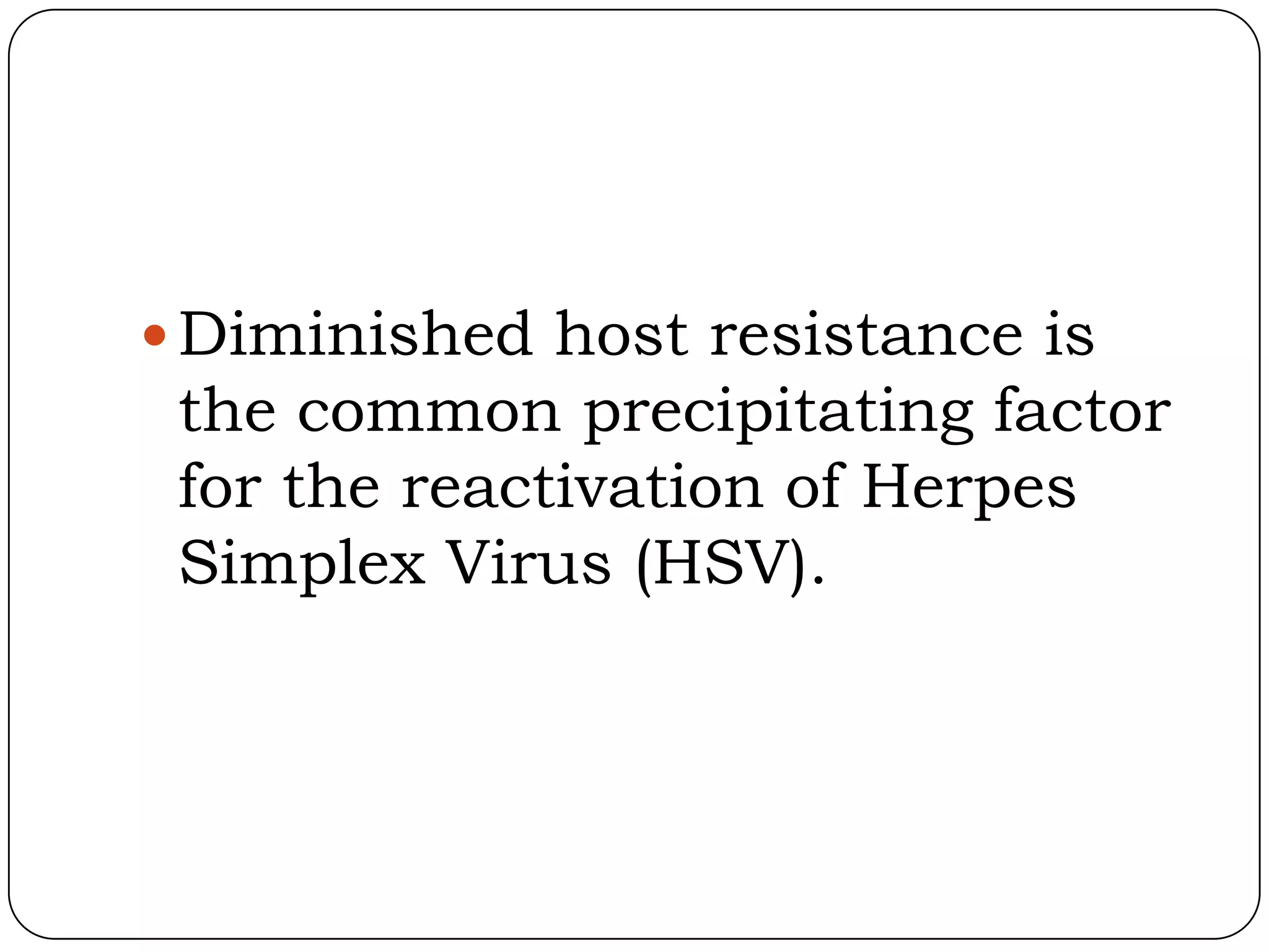 GINGIVAL DISEASES OF VIRAL ORIGIN: RECURRENT ORAL HERPES | PPTX