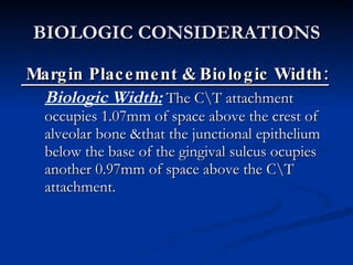 Perio restorative inter_relationship_ii__perio_ | PPT