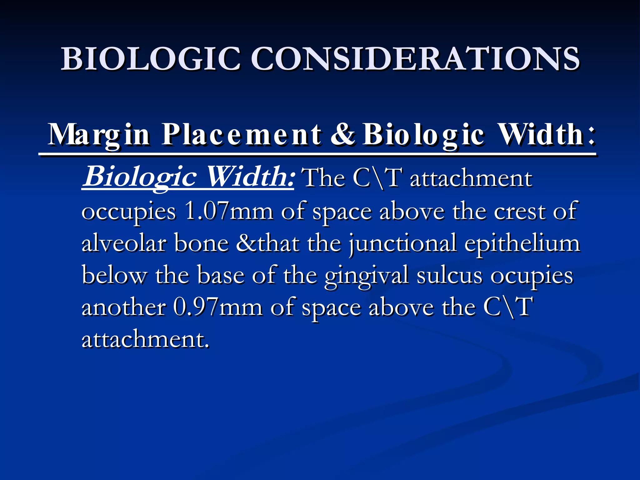 Perio restorative interelationship(periodontics) | PPT