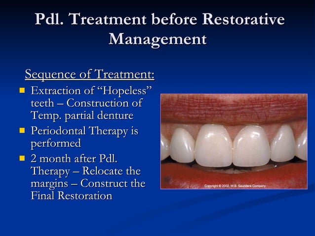 Perio restorative interelationship(periodontics) | PPT | Dental Health ...