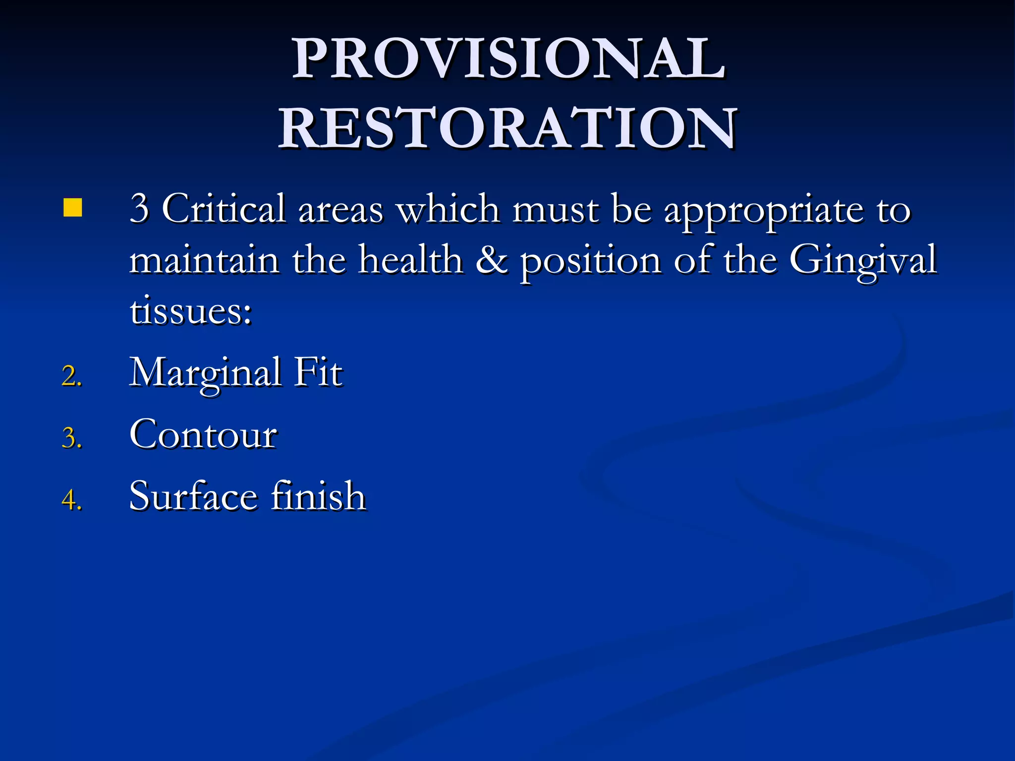 Perio restorative inter relationship | PPT