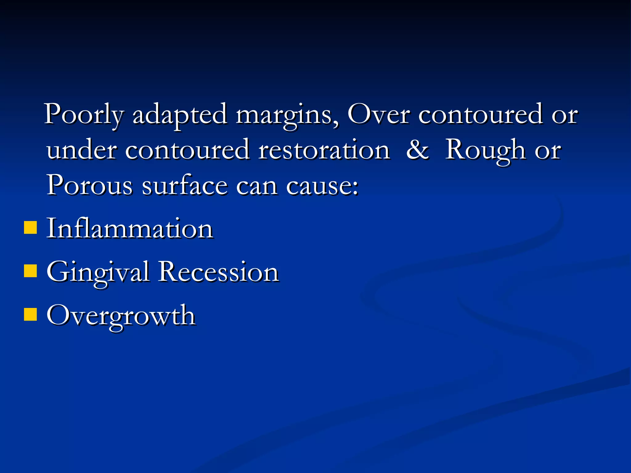 Perio restorative inter relationship | PPT