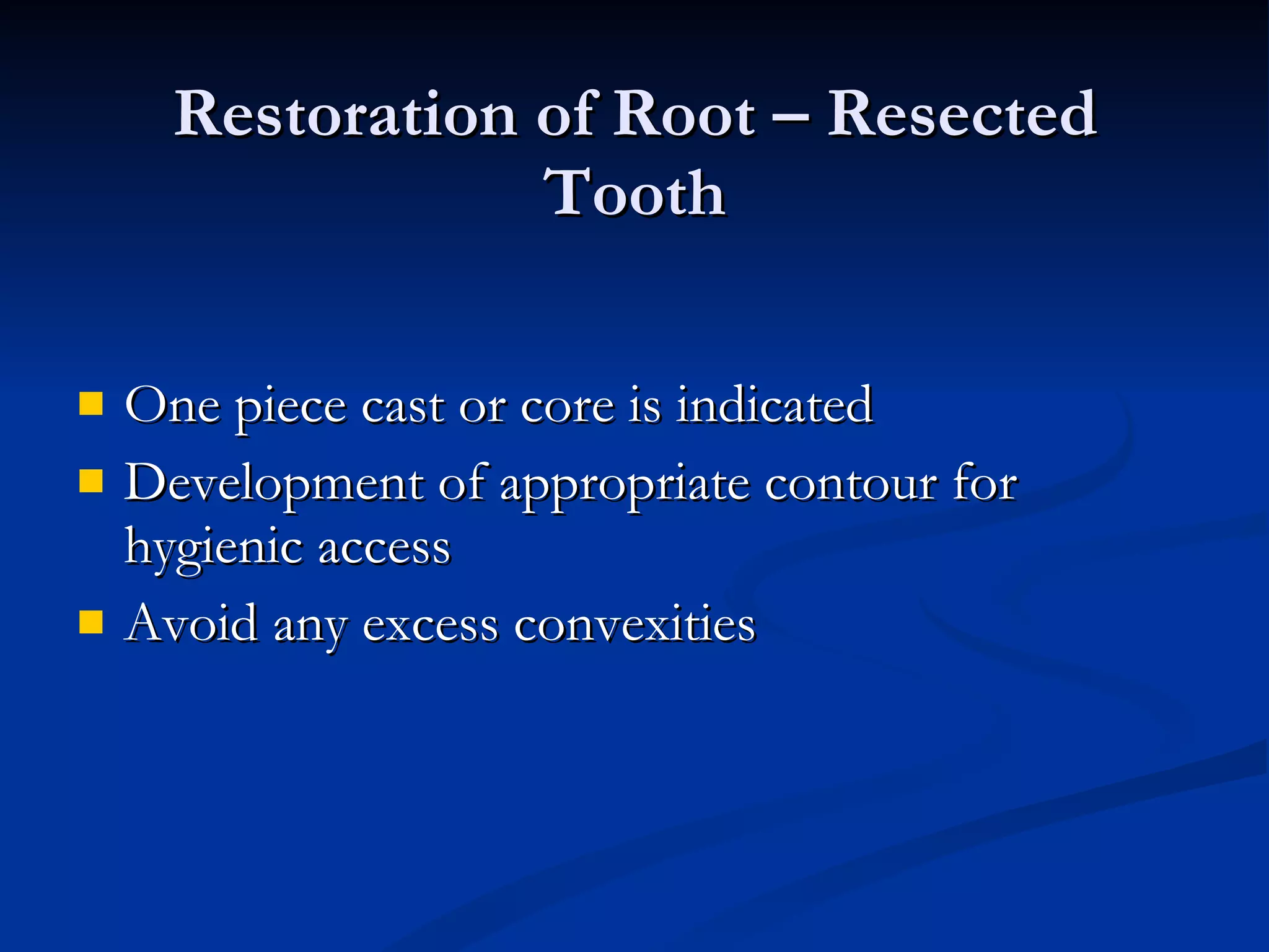 Perio restorative inter relationship | PPT