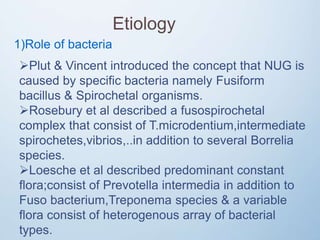 Acute gingival infections | PPT