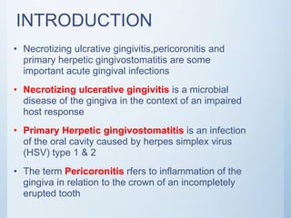 Acute gingival infections | PPT