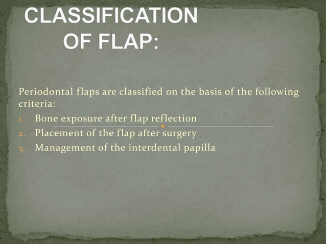 Periodontal Flap.pptx | Oral care | Personal Care