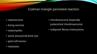 Periosteal reaction | PPTX