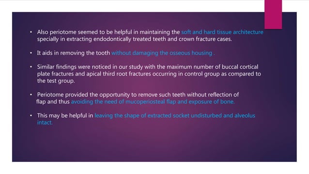 Periotome | PPTX | Dental Health | Diseases and Conditions