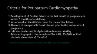 Peripartum cardiomyopathy (1) | PPT