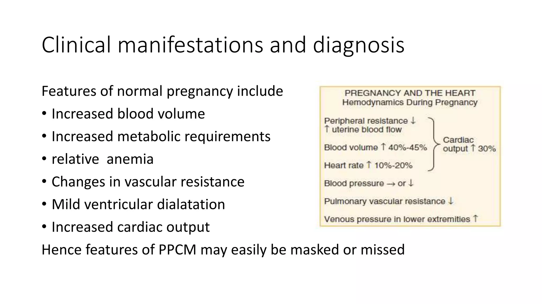 Peripartum and Postpartum cardiomyopathy - Etiopathogenesis, Clinical ...