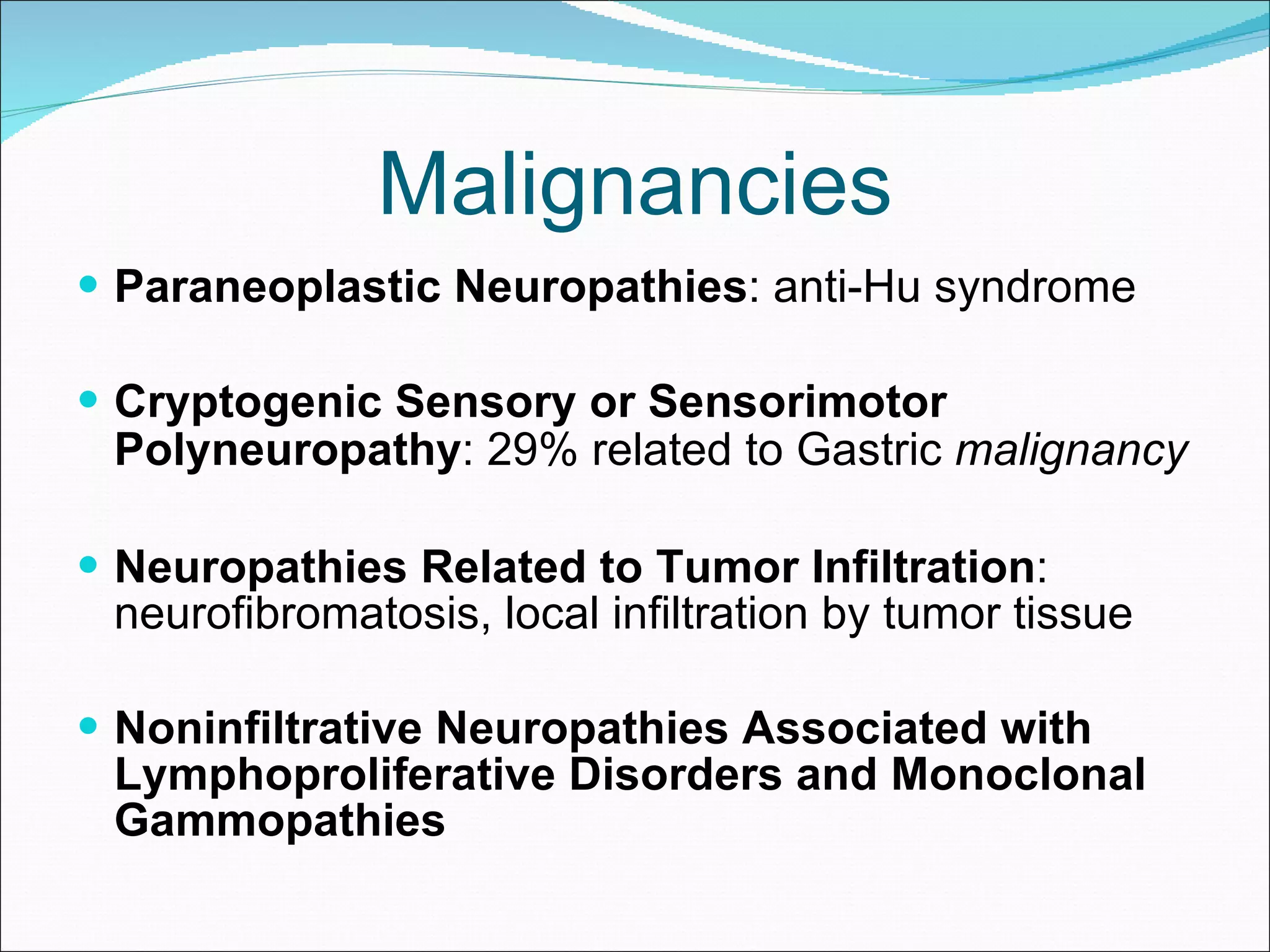 Peripheral Neuropathy an overview | PPT