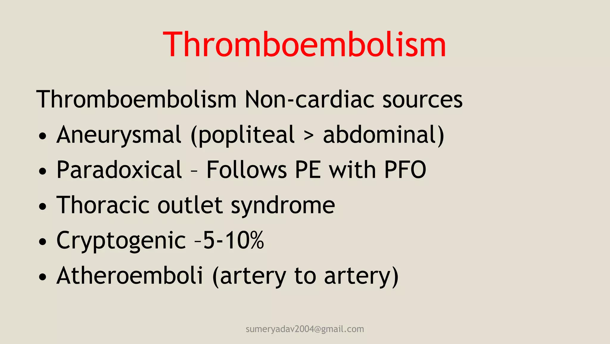 Peripheral vascular disease and Clinical features of acute and chronic ...