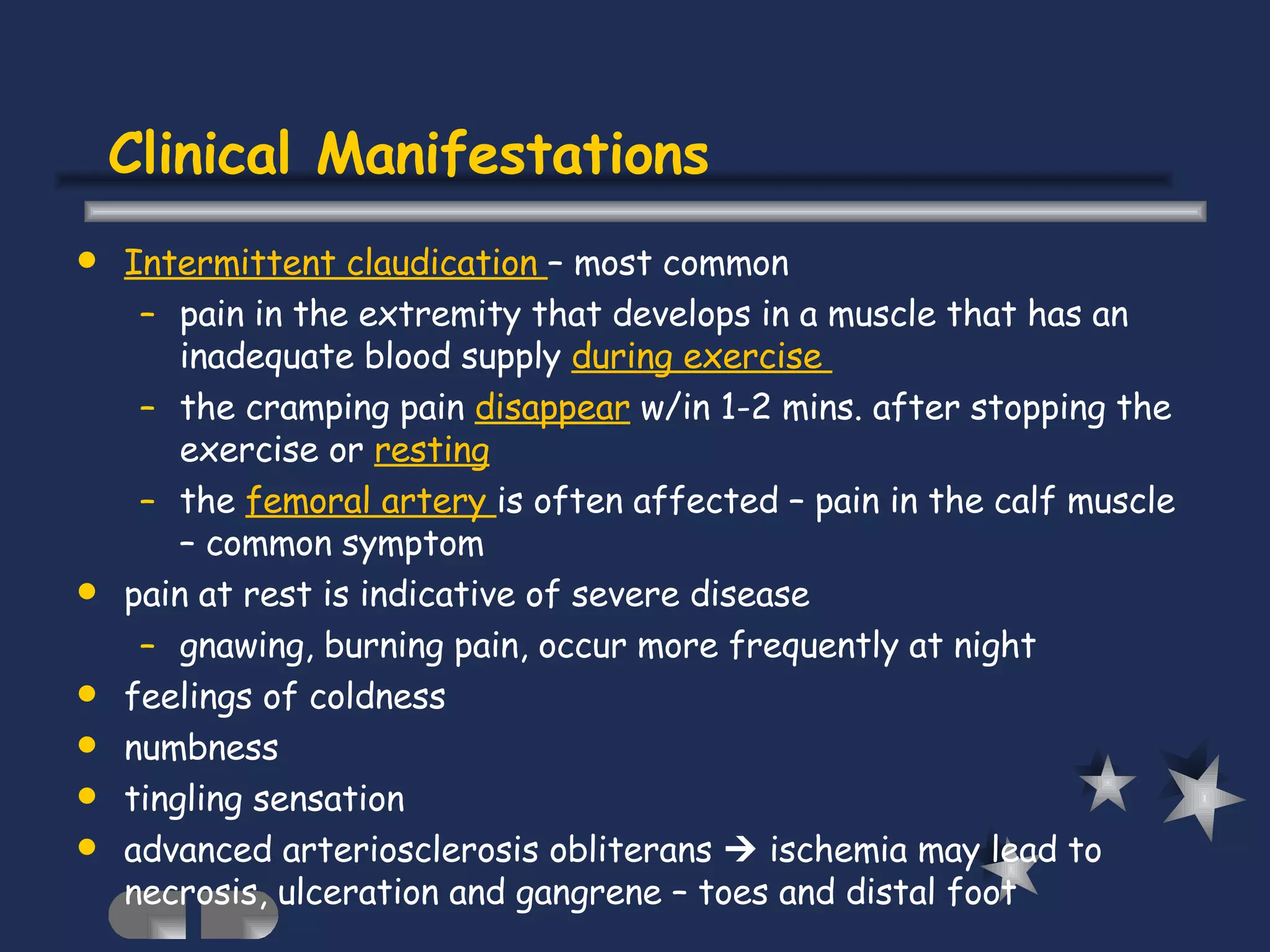 Peripheral Vascular Diseases | PPT