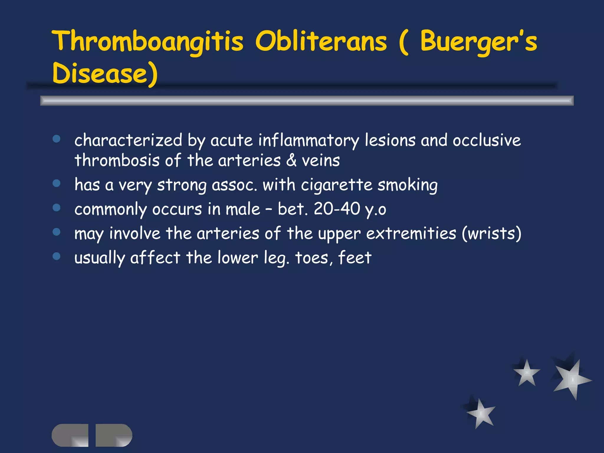 Peripheral Vascular Diseases | PPT