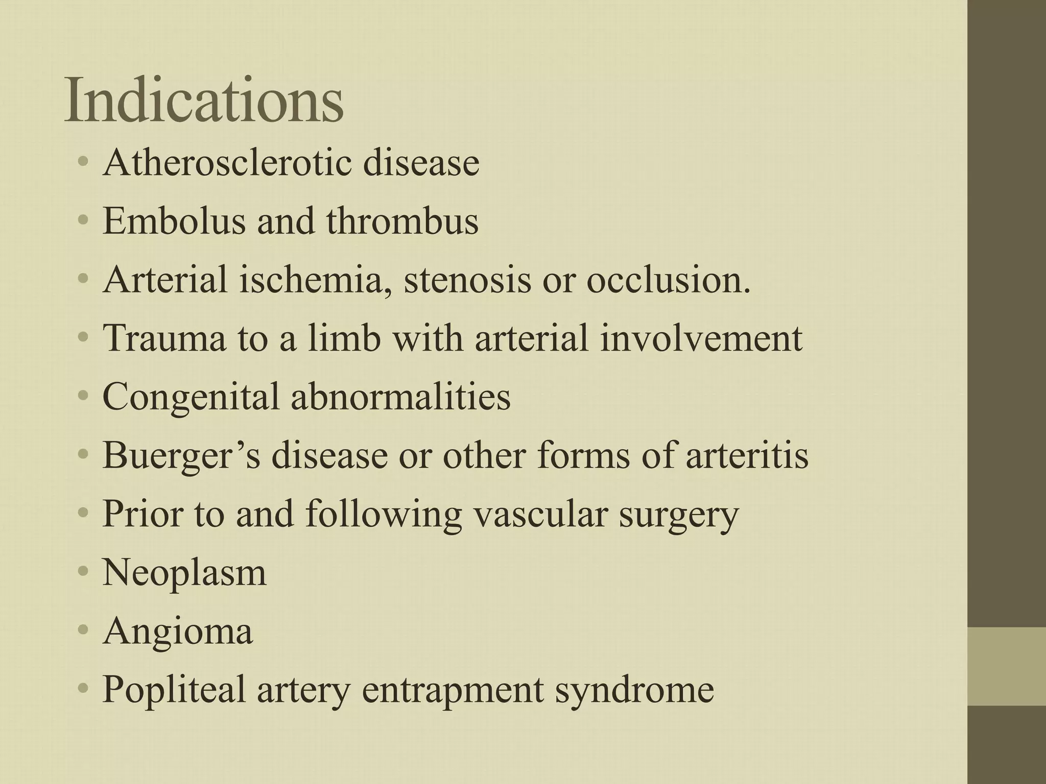 Peripheral angiography | PPTX
