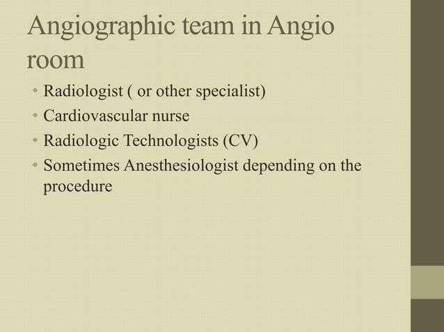 Peripheral angiography | PPTX