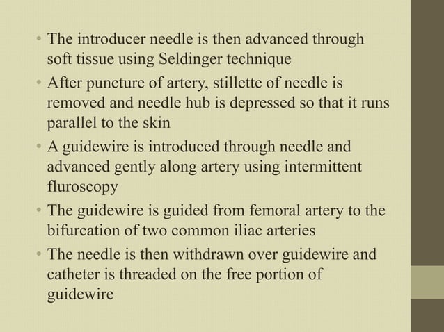 Peripheral angiography | PPTX