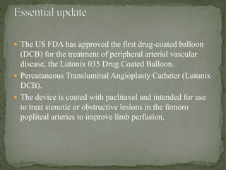 Peripheral arterial disease | PPTX