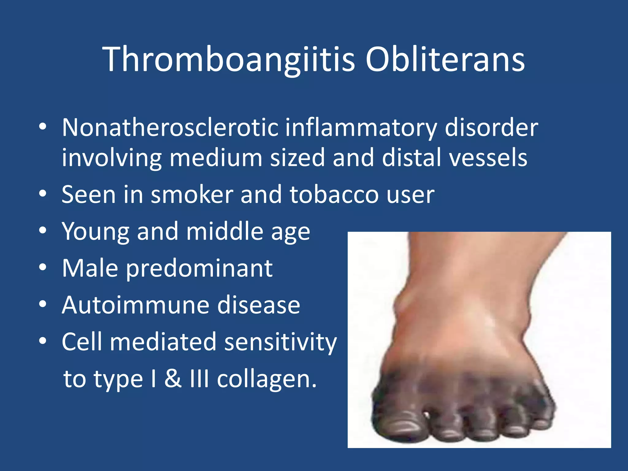 CHRONIC PERIPHERAL ARTERIAL OCCLUSIVE DISEASE | PPTX
