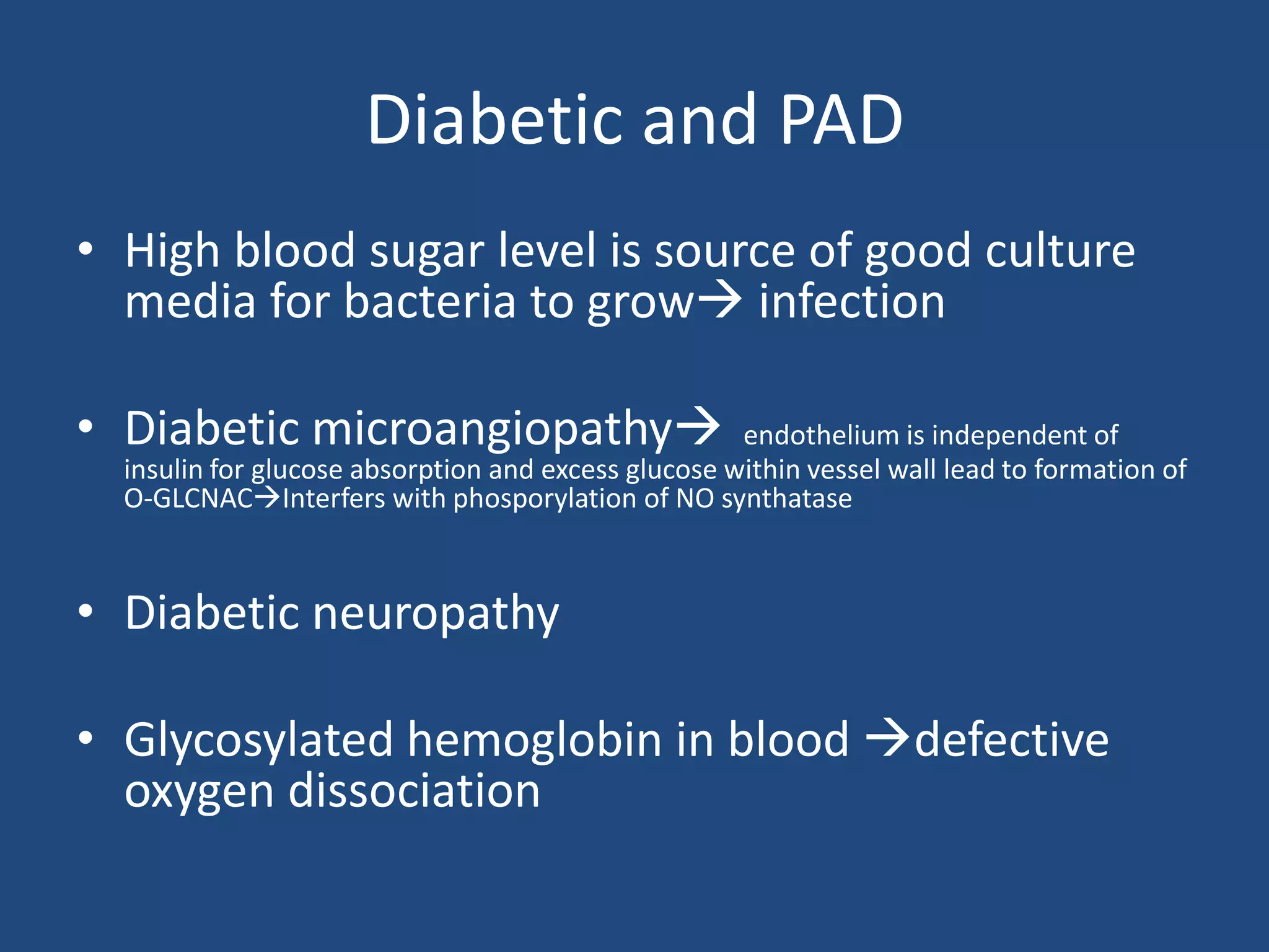 CHRONIC PERIPHERAL ARTERIAL OCCLUSIVE DISEASE | PPTX