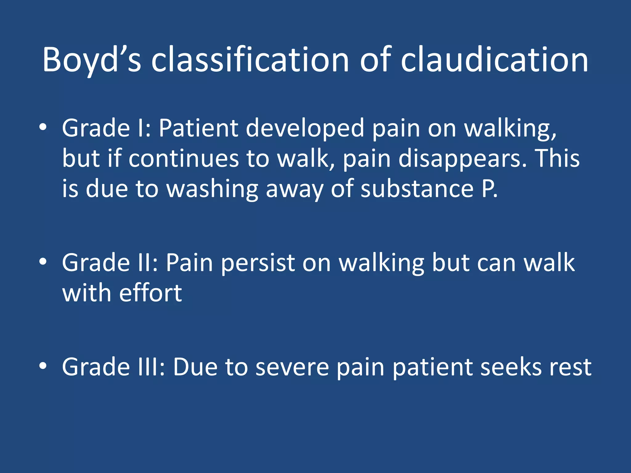 CHRONIC PERIPHERAL ARTERIAL OCCLUSIVE DISEASE | PPTX