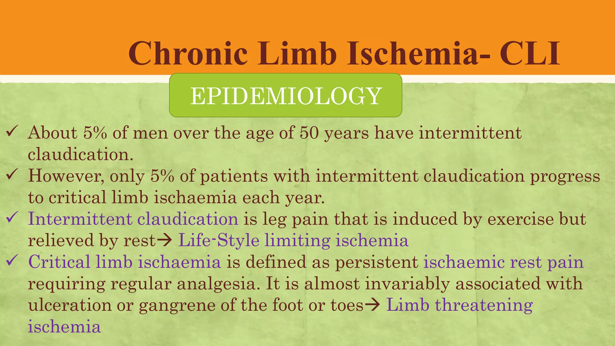 Peripheral arterial diseases | PDF