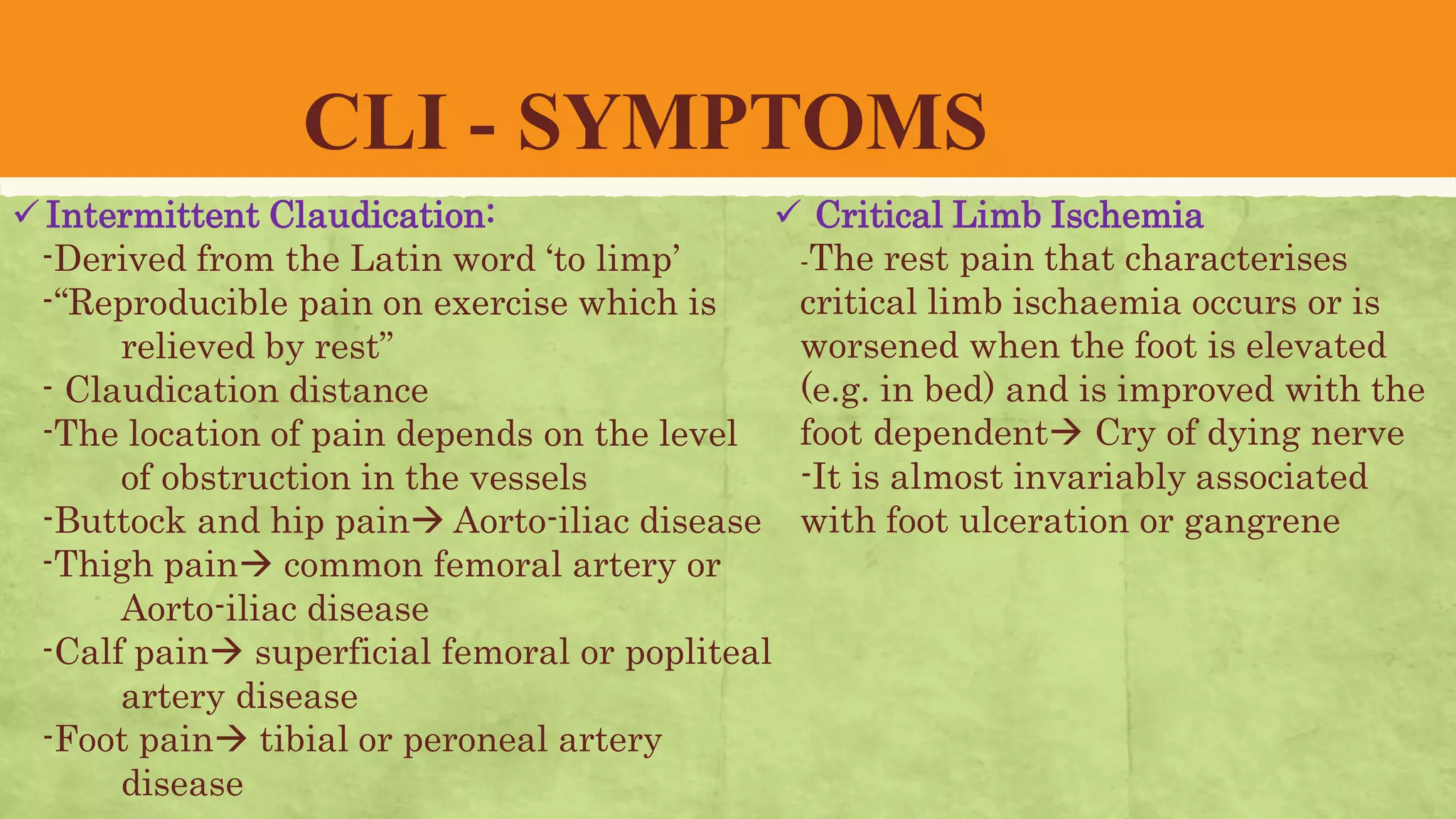 Peripheral arterial diseases | PDF