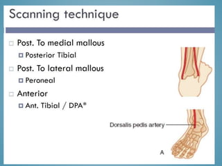 Peripheral arterial doppler | PPTX