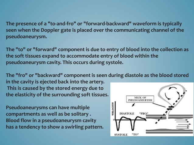 Peripheral arterial doppler | PPTX | Blood Disorders | Diseases and ...