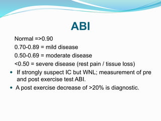 PERIPHERAL ARTERY DISEASE.pptx | Heart and Cardiovascular Diseases ...
