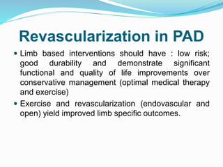 PERIPHERAL ARTERY DISEASE.pptx | Heart and Cardiovascular Diseases ...