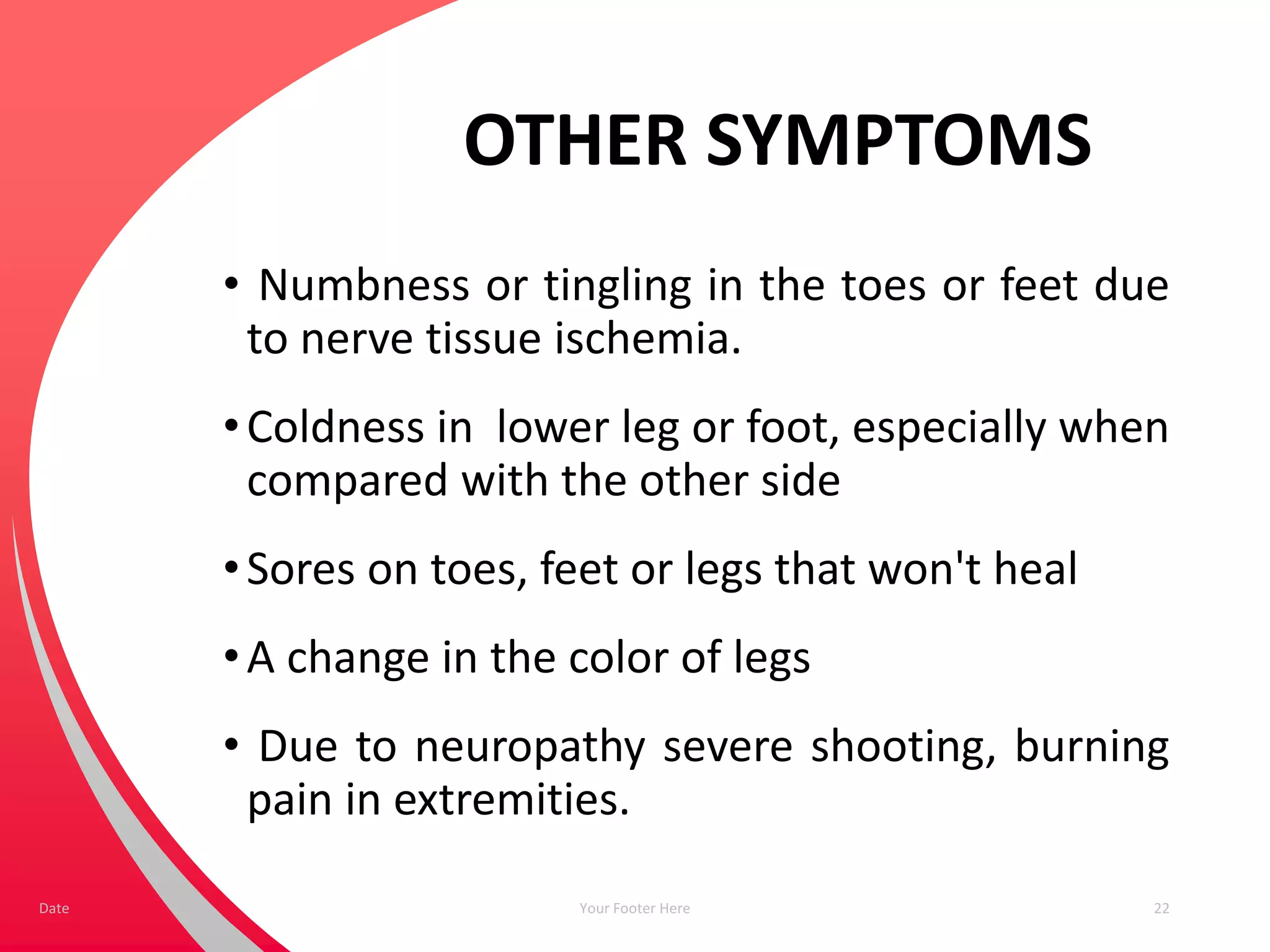 Peripheral artery disease nikku | PPTX
