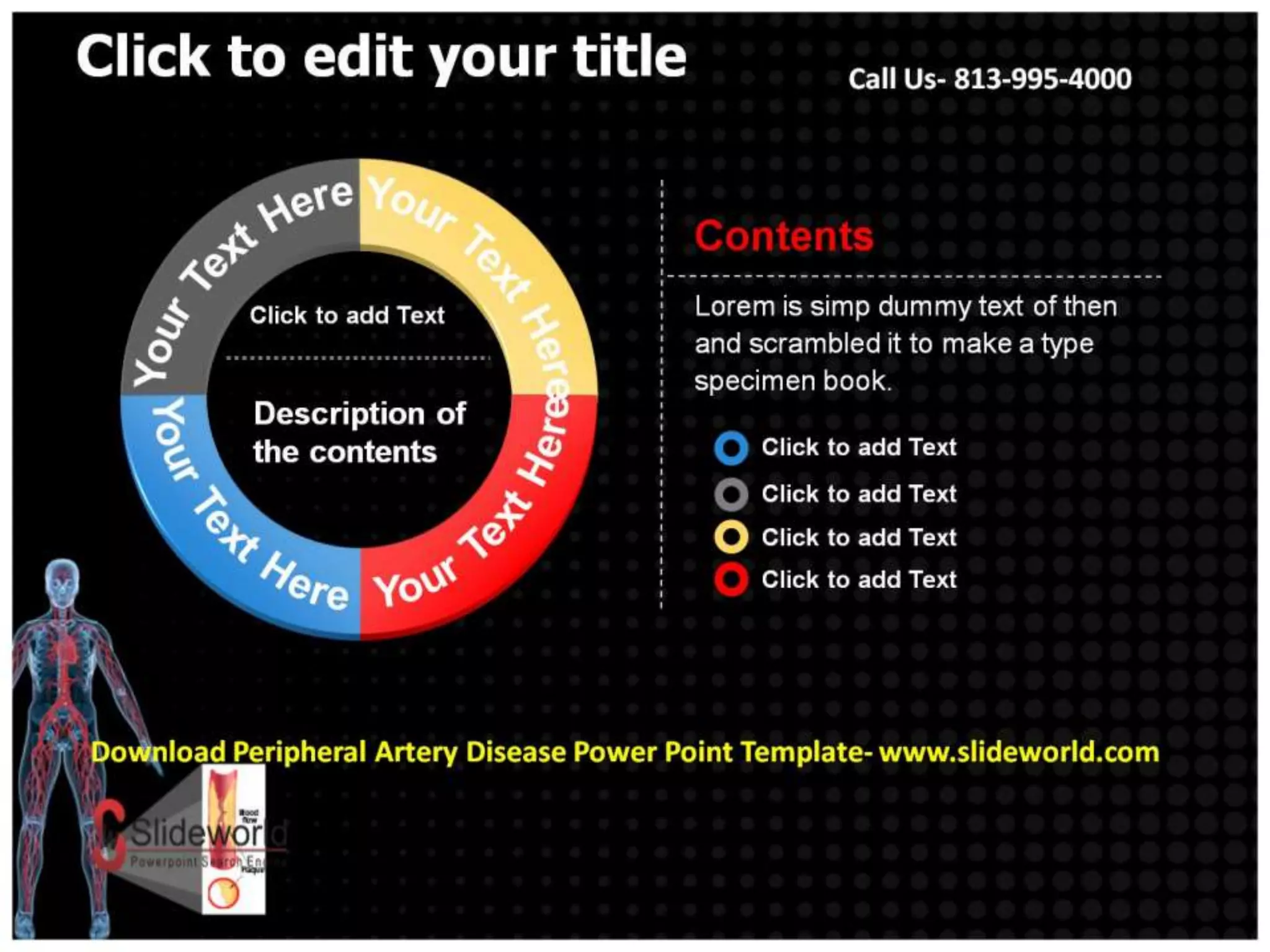 Peripheral artery disease powerpoint template | PPTX