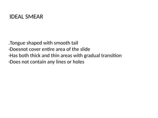 Peripheral Blood smear examination in lab | PPTX