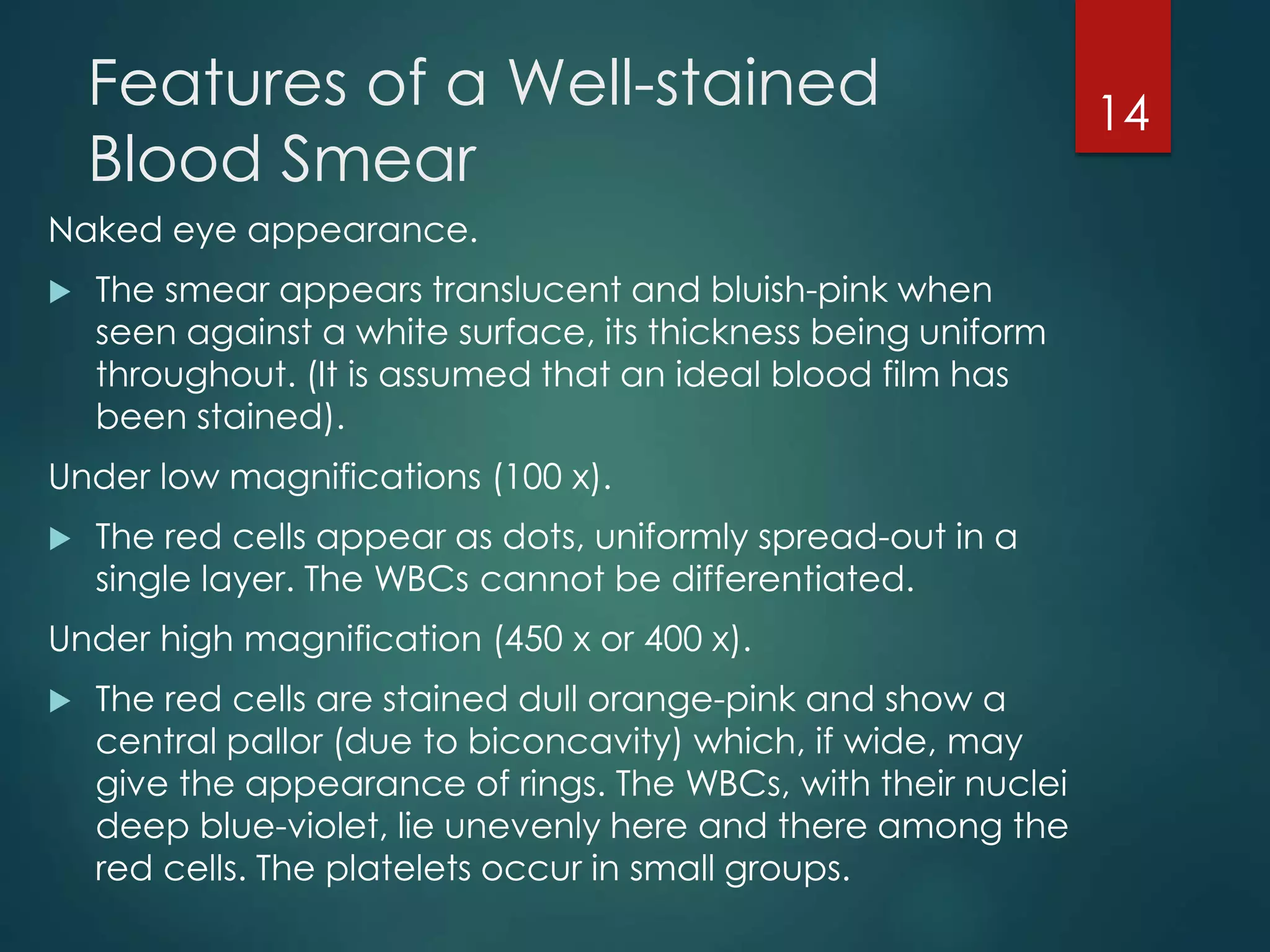 Peripheral Blood Smear | PPTX