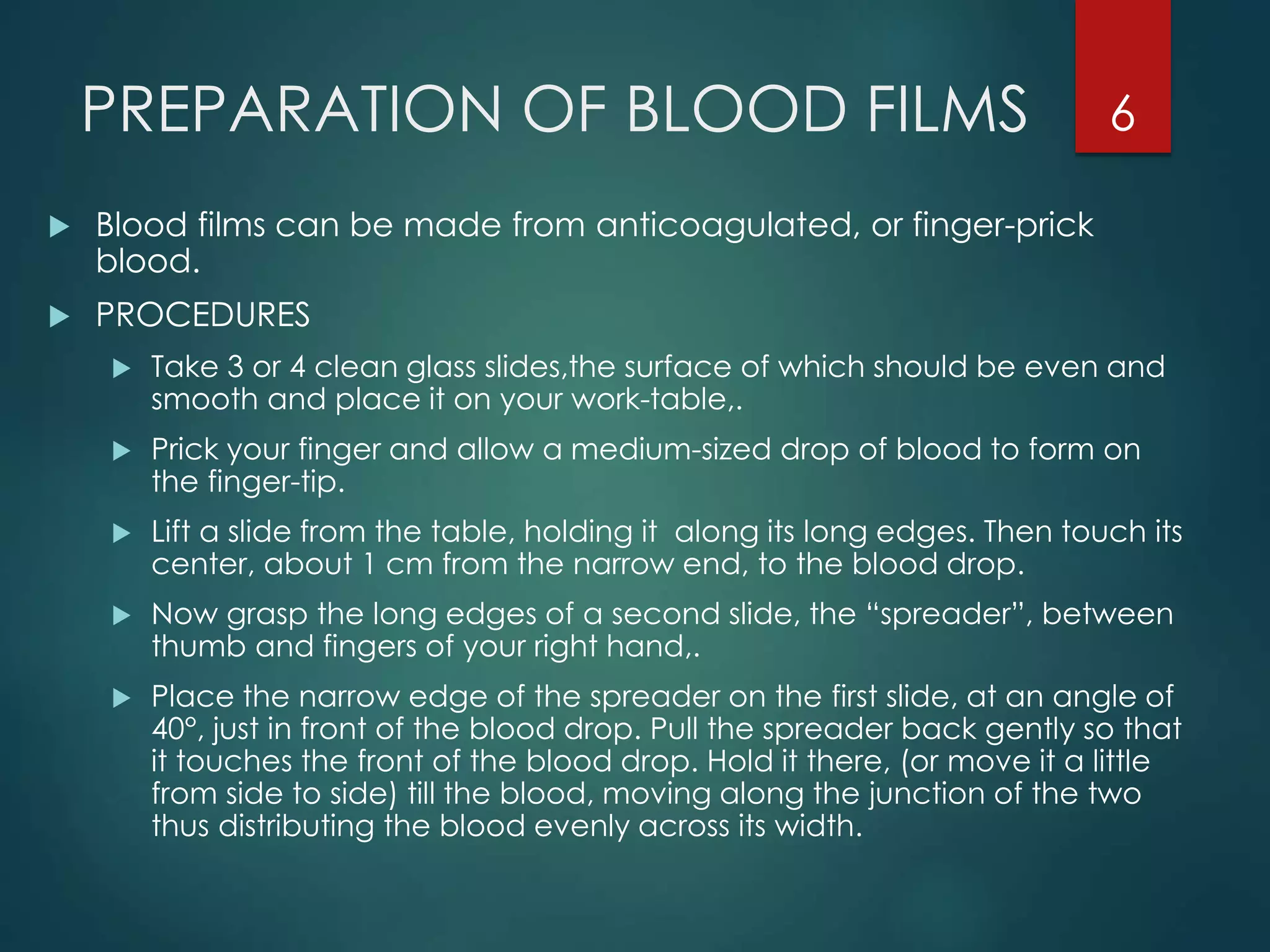 Peripheral Blood Smear | PPTX
