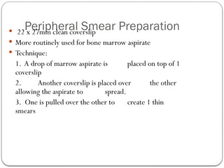 Peripheral Blood Smear - staining with various methods.pptx