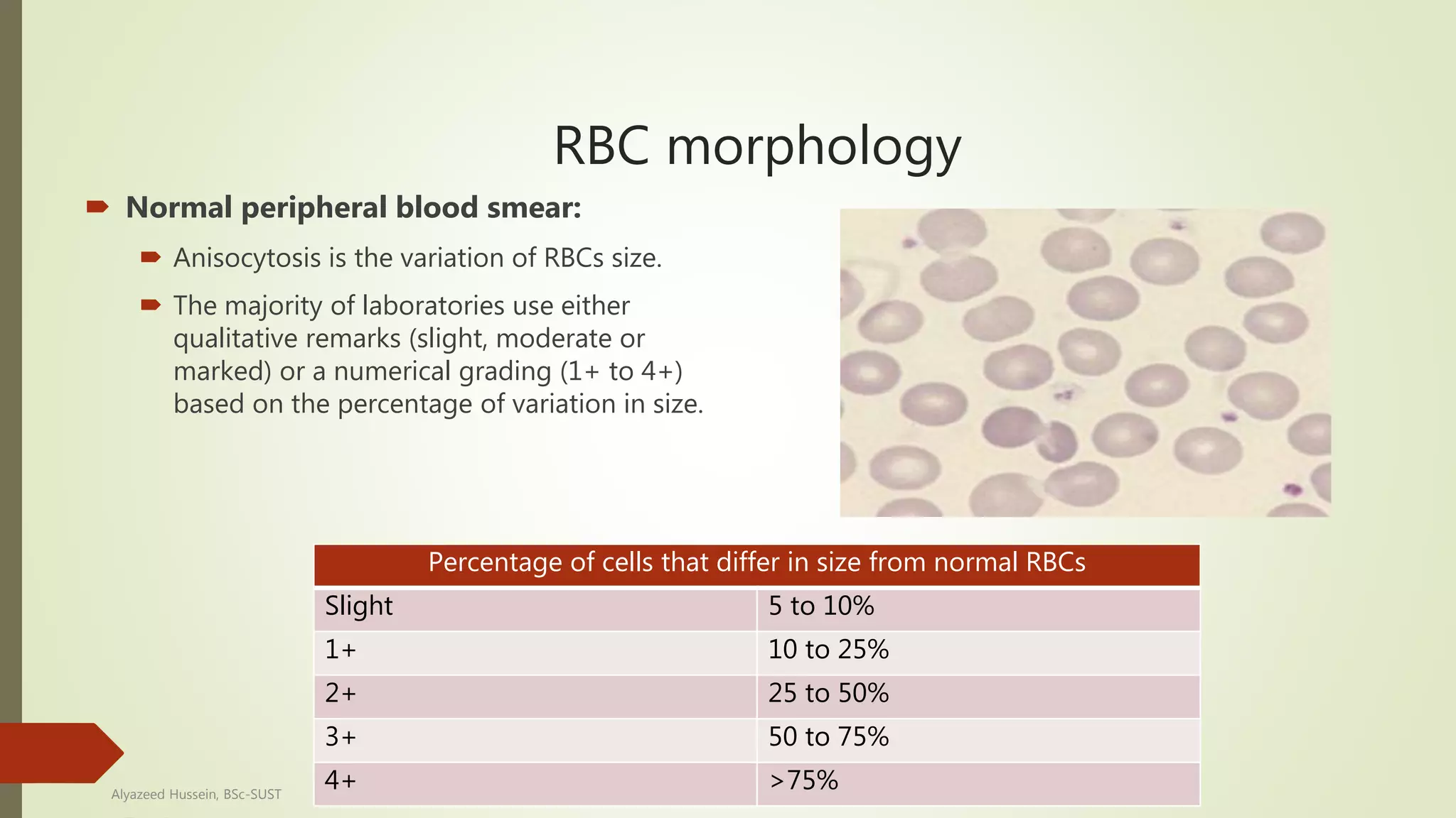 Peripheral blood smear 2020 | PPTX