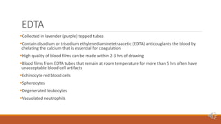 Peripheral blood smear [autosaved] | PPTX