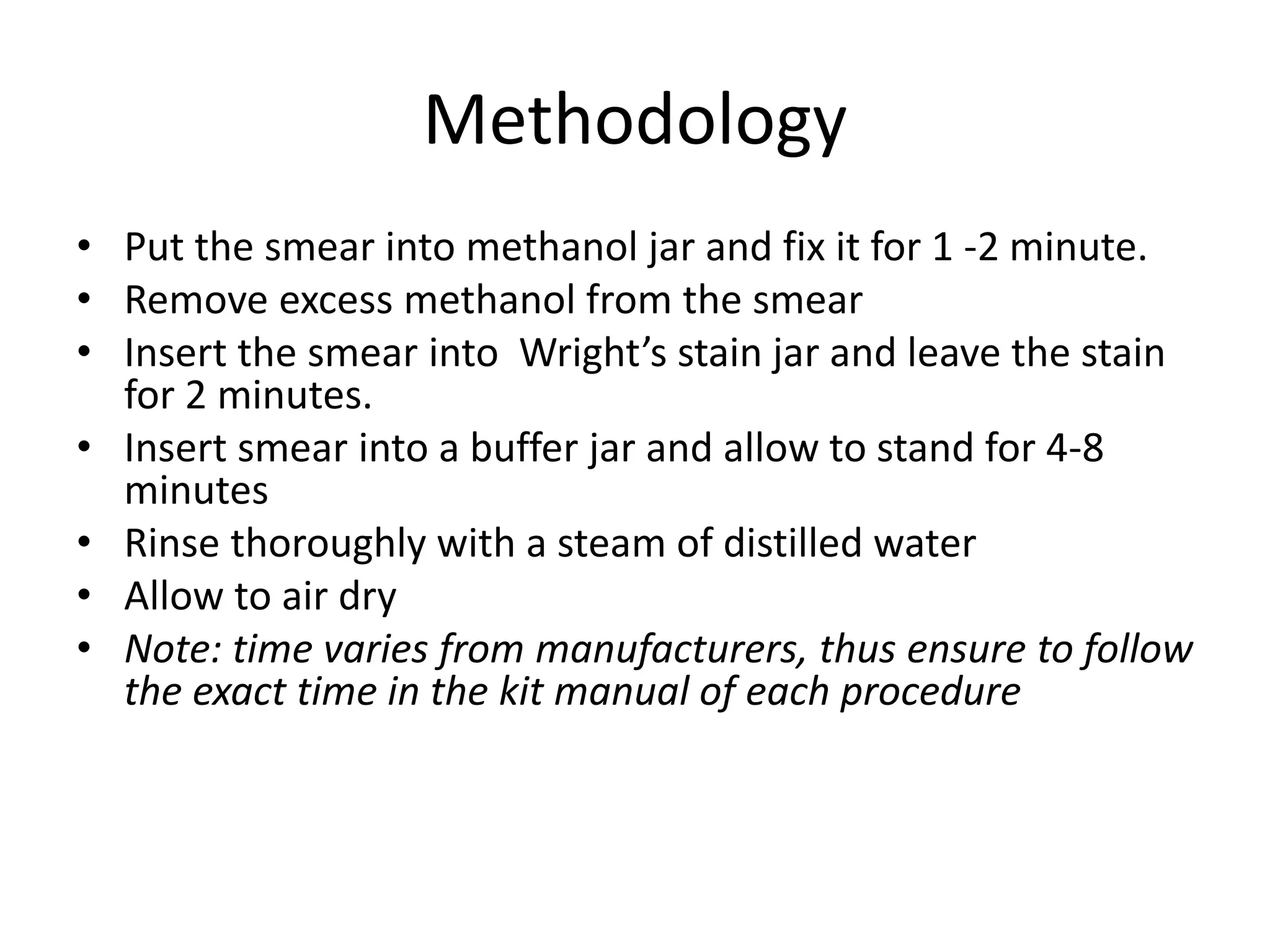 Peripheral blood smear examination | PPTX