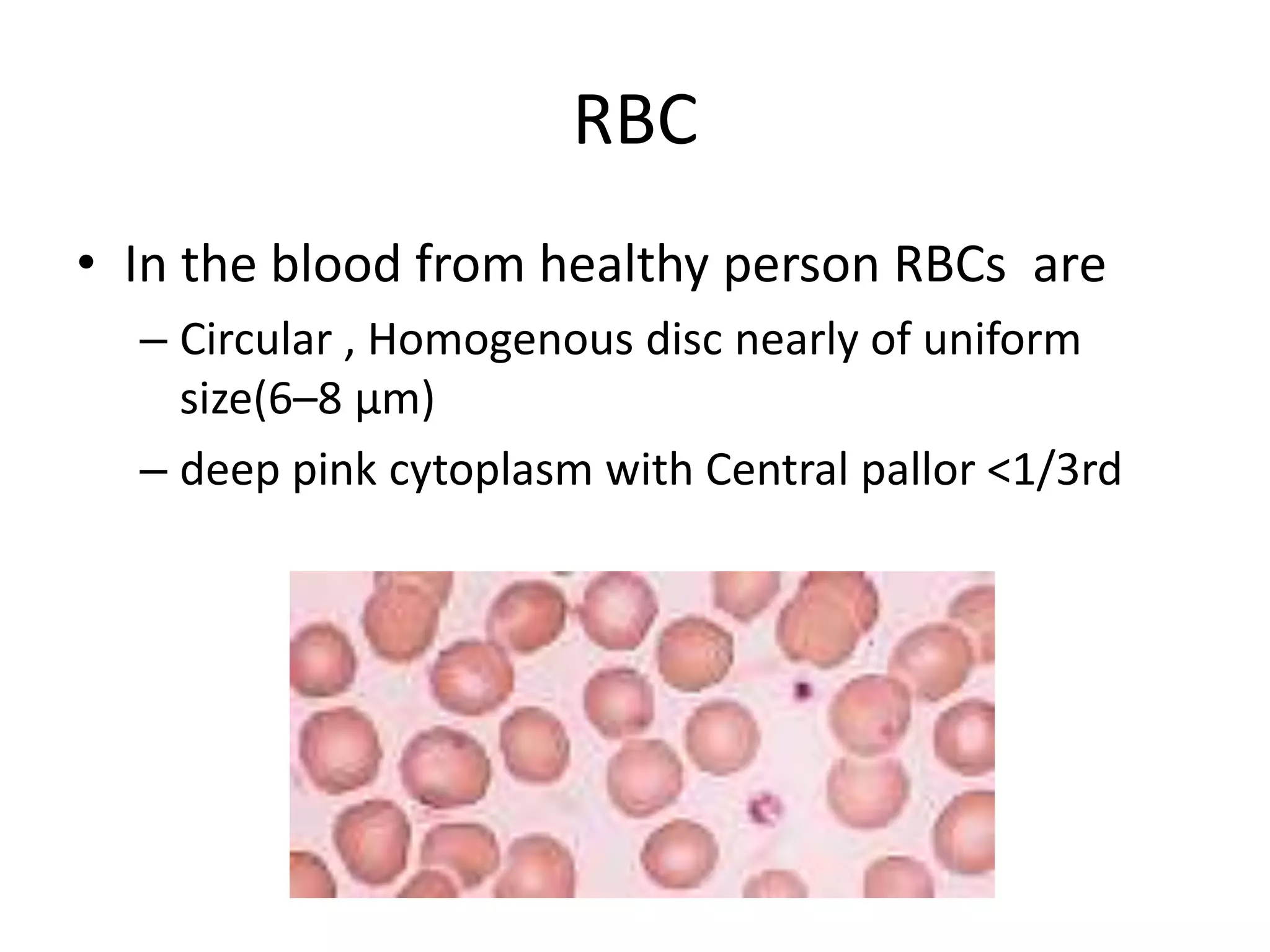 Peripheral blood smear examination | PPTX