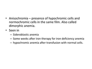 Peripheral blood smear examination | PPTX