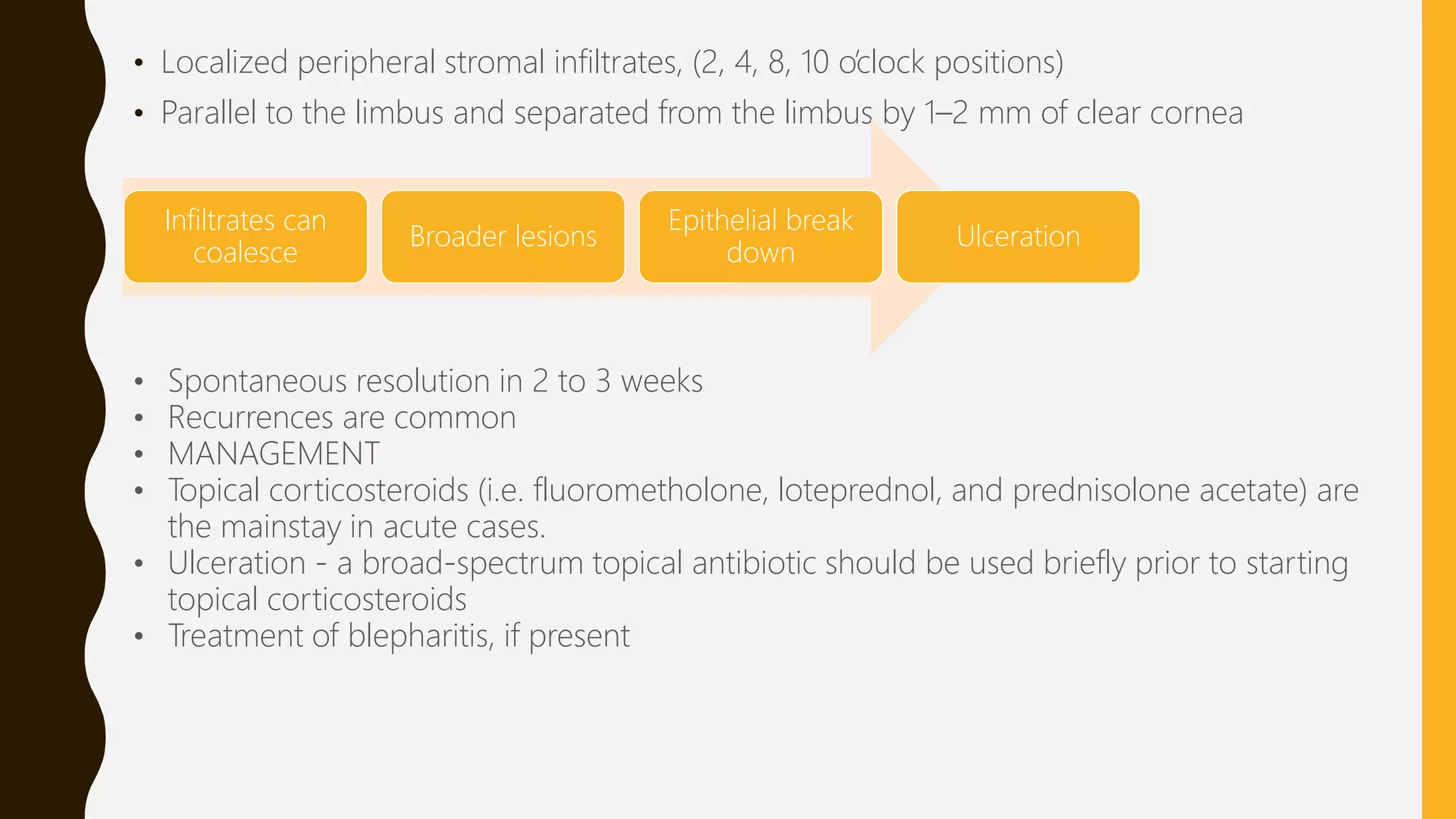 Peripheral corneal diseases | PPTX