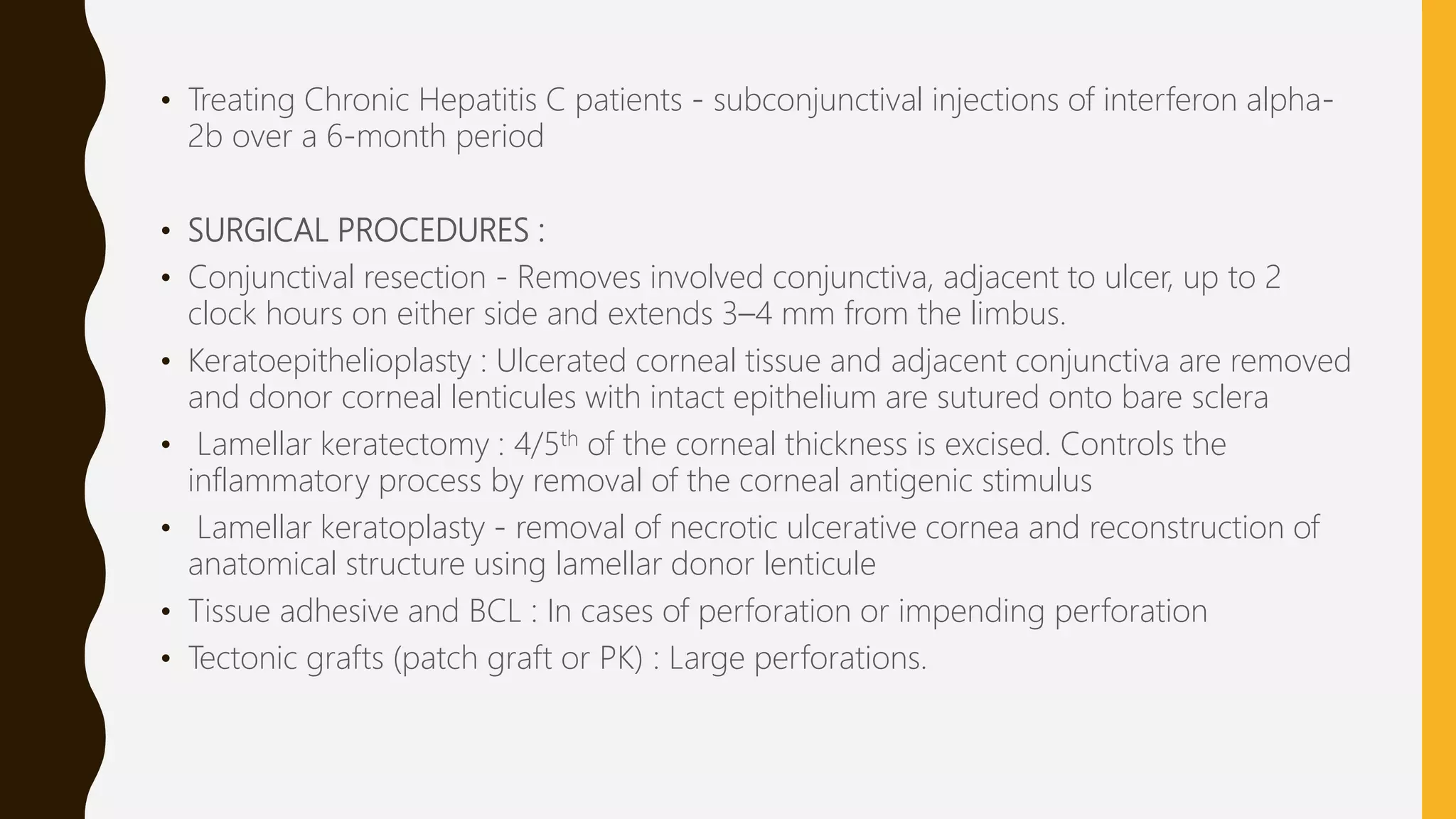 Peripheral corneal diseases | PPTX