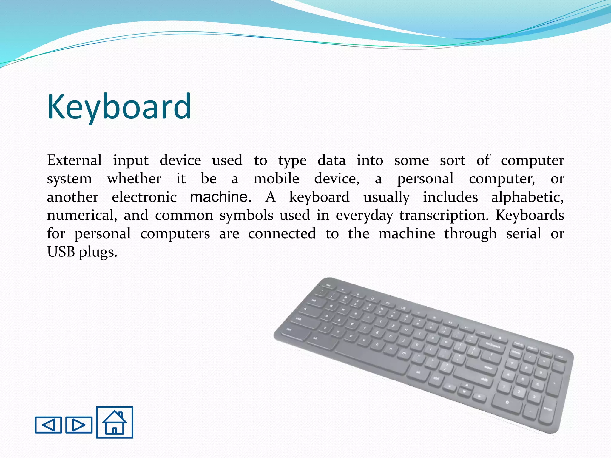 Peripheral devices | PPTX | Computer Peripherals | Computing