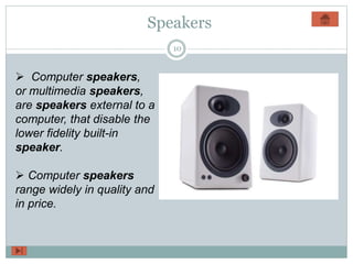 Peripheral devices by Tahir Yasin | PPTX