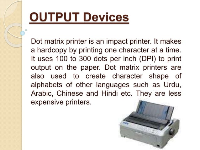 Peripheral devices | PPT