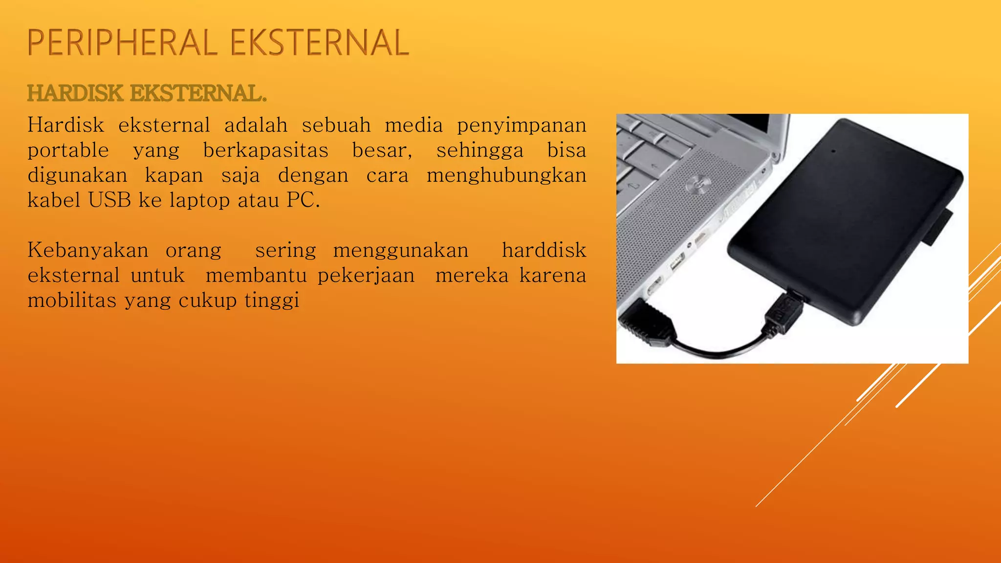 Peripheral eksternal komputer | PPSX